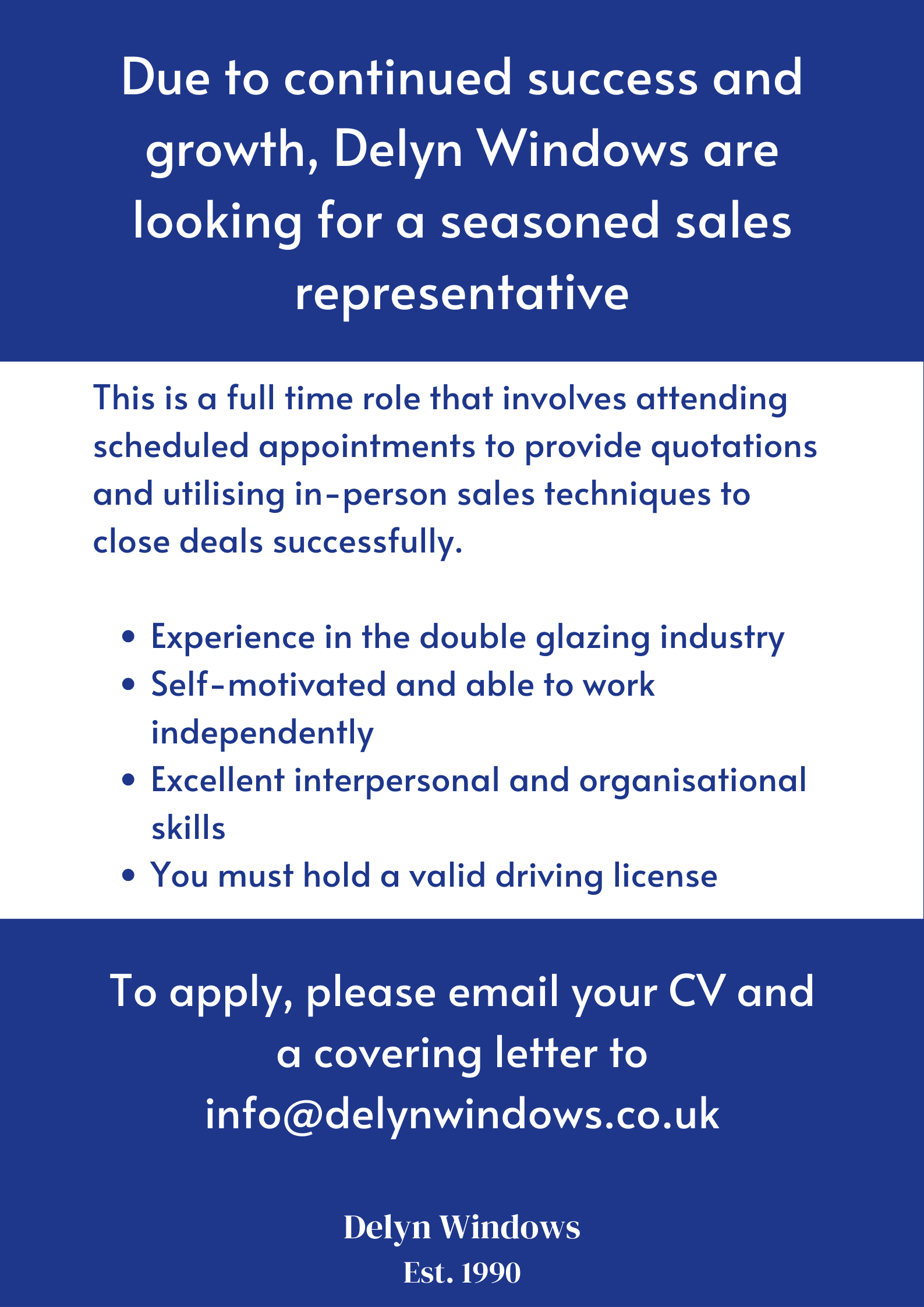 Contact Us | Delyn Windows